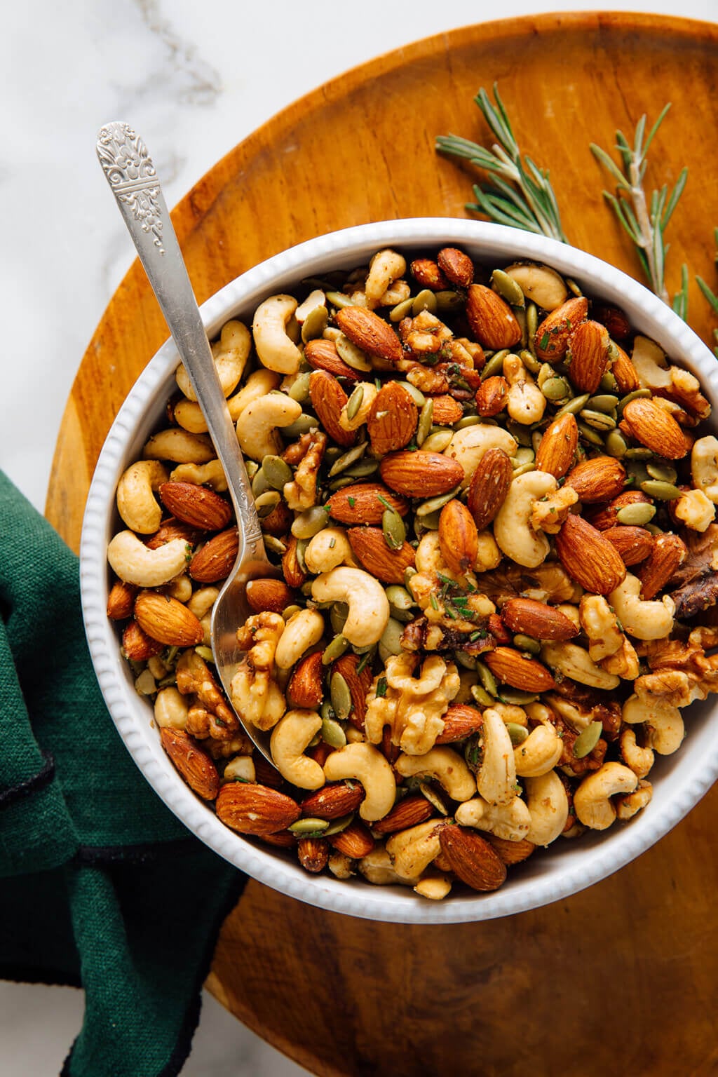 Buttered Nuts with Rosemary Recipe - Cookie and Kate
