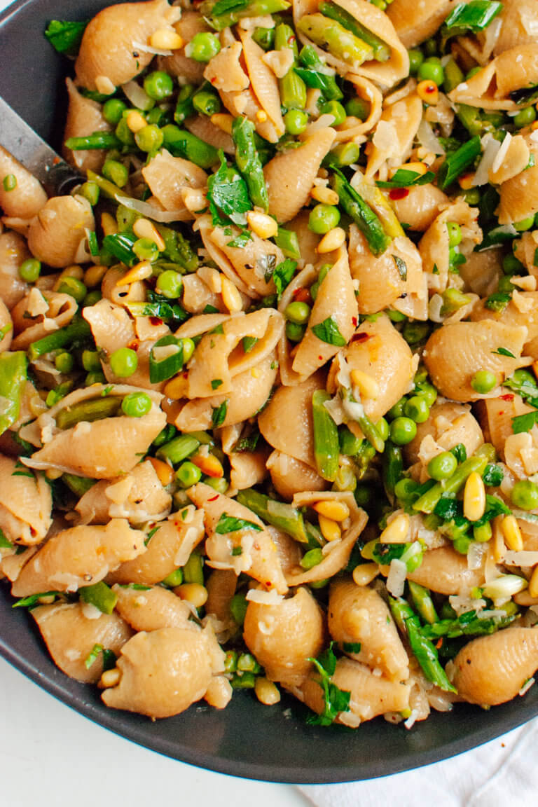 Spring Pea and Asparagus Pasta - Cookie and Kate