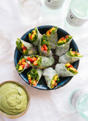Tropical Mango Spring Rolls - Cookie and Kate