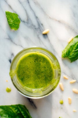 Basil Pesto Salad Dressing - Cookie and Kate