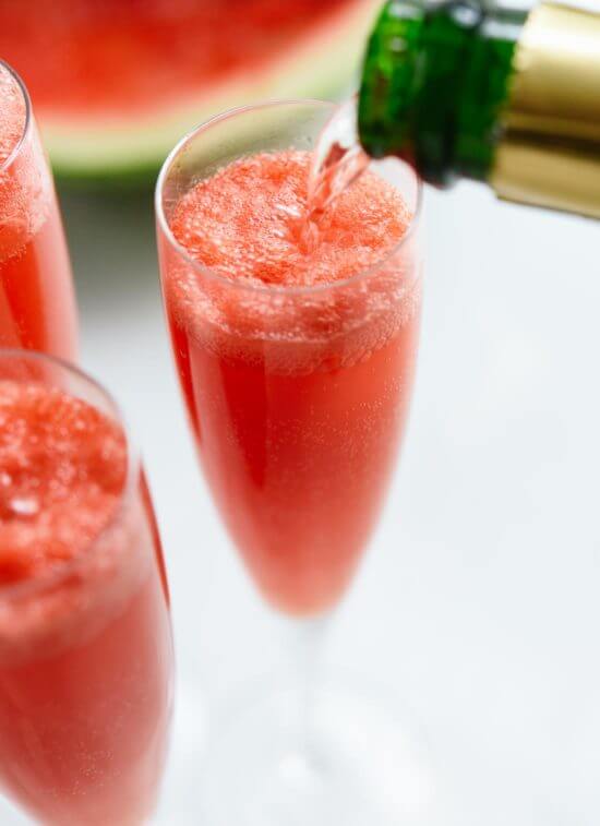 Watermelon Mimosas - Cookie and Kate