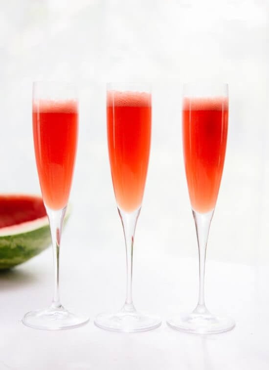 Watermelon Mimosas - Cookie and Kate