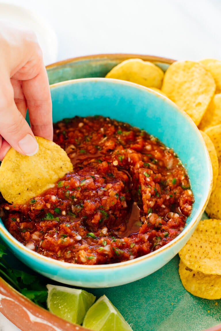 Best Red Salsa Recipe (Ready in 10 Minutes) - Cookie and Kate