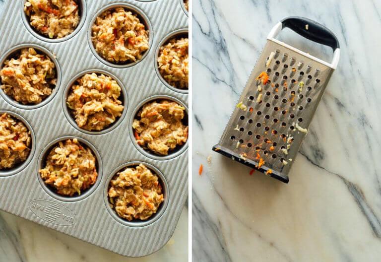 Apple & Carrot "Superhero" Muffins Recipe - Cookie and Kate