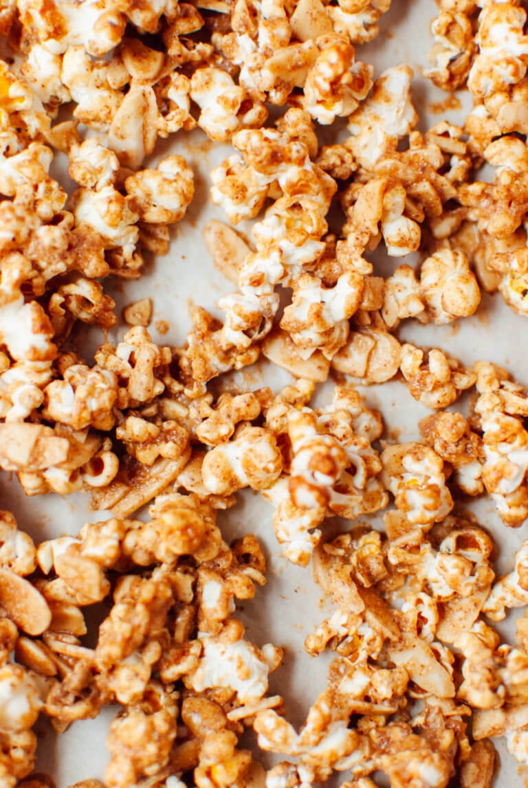 Vegan Maple Caramel Popcorn - Cookie and Kate