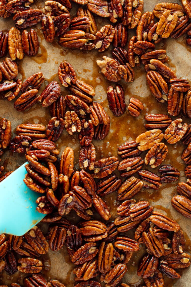 Naturally Sweetened Candied Pecans Recipe - Cookie and Kate