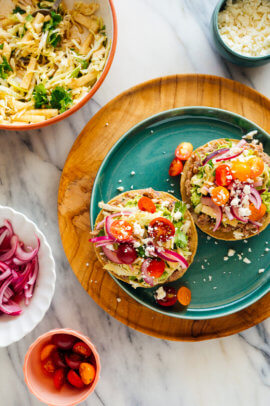 Crispy Bean Tostadas Recipe - Cookie and Kate