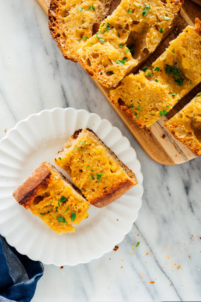 Roasted Garlic Bread Recipe - Cookie and Kate