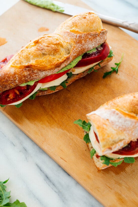 Caprese Sandwich Recipe - Cookie and Kate