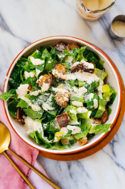 Homemade Caesar Salad Recipe - Cookie and Kate