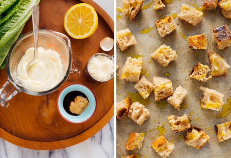 Homemade Caesar Salad Recipe - Cookie and Kate