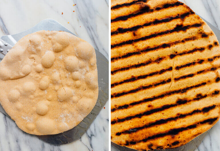 How to Grill Pizza (Recipe and Tips) - Cookie and Kate