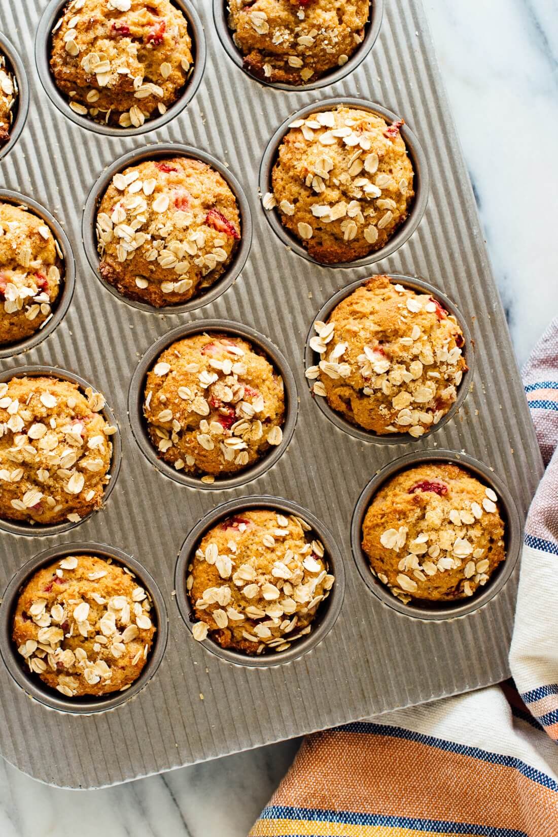 Strawberry Oat Muffins Video - Cookie and Kate