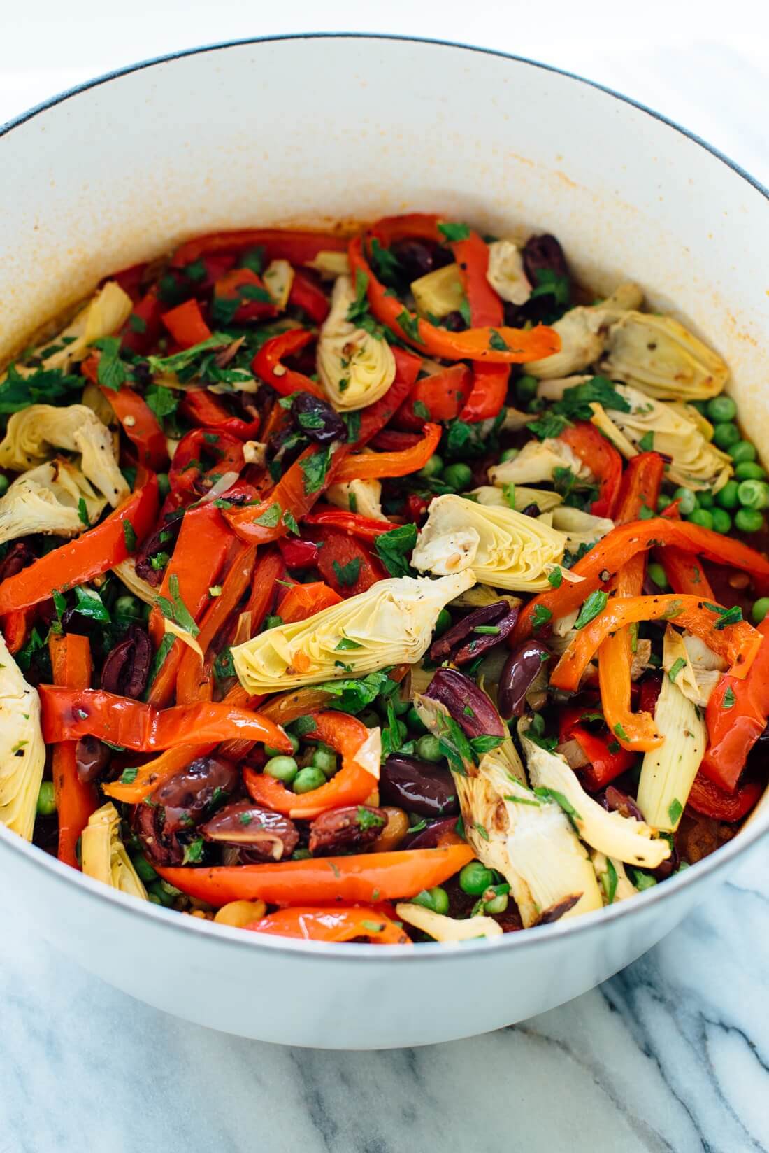 Vegetable Paella Recipe Video - Cookie and Kate