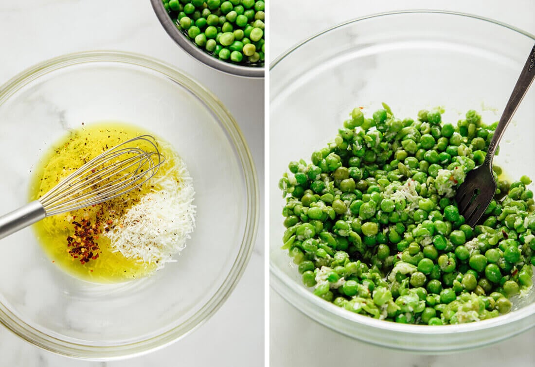 Pasta with Peas and Pesto Recipe - Cookie and Kate