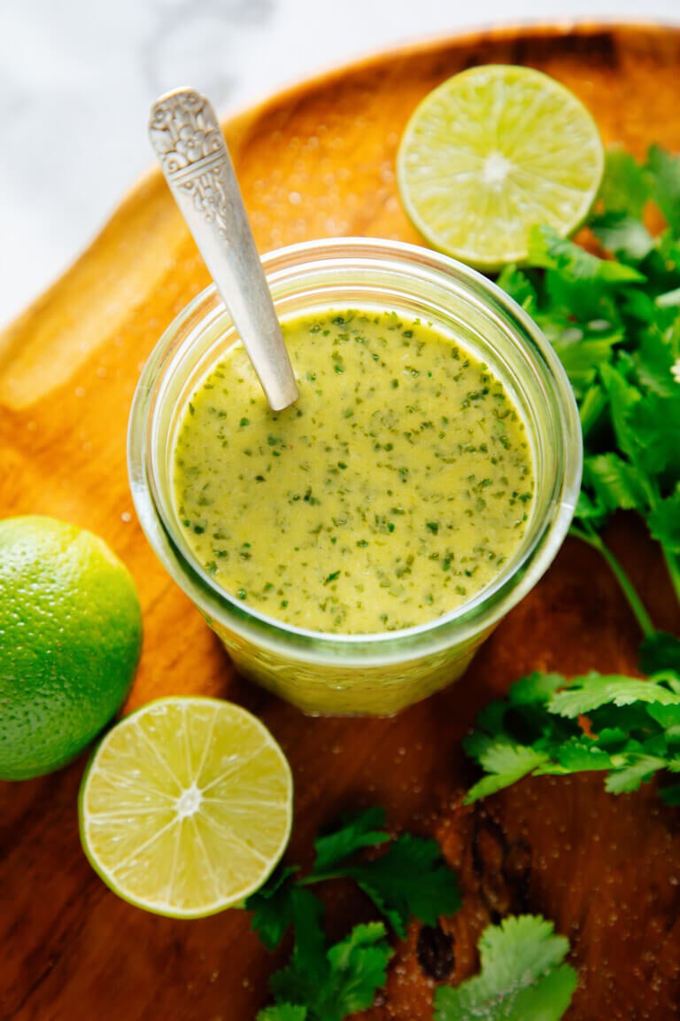 Cilantro Lime Dressing - Cookie and Kate