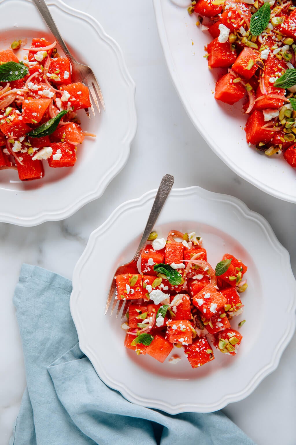 Watermelon Salad with Feta and Mint Recipe - Cookie and Kate