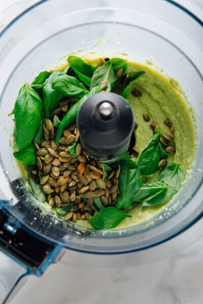 Avocado Pesto Pasta - Cookie and Kate